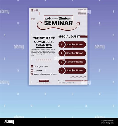 Seminar Invitation Card