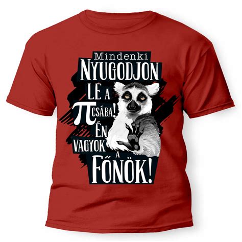 Vicces Pólók Főnök Póló Ajándék Főnöknek Nevesajandek Hu