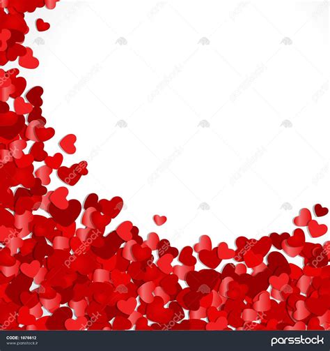 بک گراند بک گراند کانفتی قلب قرمز روز ولنتاین یا عروسی 1076612