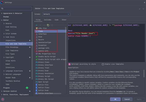 在idea中设置新建java类时自动添加类注释 技术栈 在idea中设置新建java类时自动添加类注释 技术栈