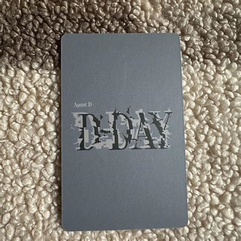Bts August D Album Japan Pre Order Photocard Jpfc Depop
