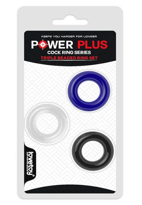 Power Plus Triple Donut Ring Set Sex Supplements