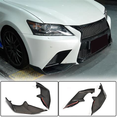 Lexus Gs350 Carbon Fiber Front Bumper Canard Splitters Exterior Mods