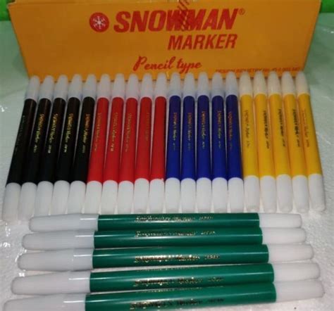 Spidol Kecil Snowman Merah