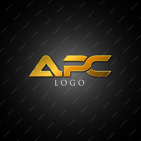 Premium Vector Apc Typography Logo