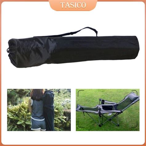 Tasico กระเป๋าเก้าอี้พับได้ผ้าไนลอนกระเป๋าเก็บของเก้าอี้สำหรับแบกเป้ชายหาดกลางแจ้ง Th