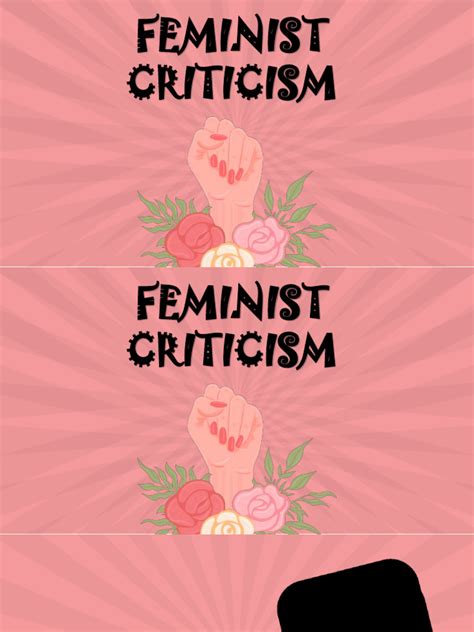 Feminist Criticism Pdf Gender Studies Feminism