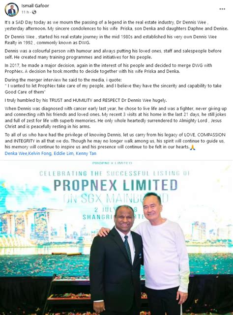 An Inspiration And Legend Tributes Pour In For Spore Real Estate Icon