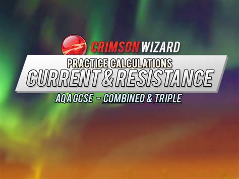 Current And Resistance Practice Calculations Teaching Resources