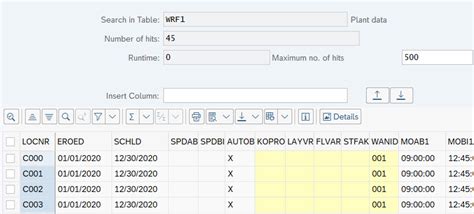 Plant Company Code Mapping Table Sap Cabinets Matttroy