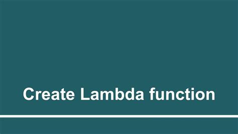 Create Lambda Function 2 Part 9 Create Custom Alexa Skill Using