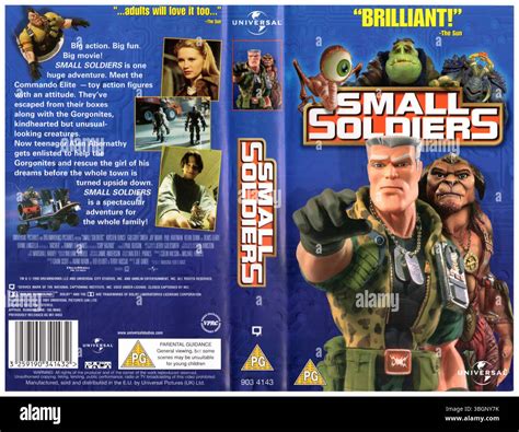 Small Soldiers Action Comedy Film Directed By Joe Dante Vhs Cover By