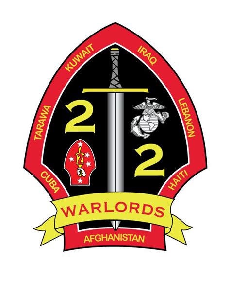 2nd Battalion 2nd Marines Battalion Marines Football Vinyl Decal
