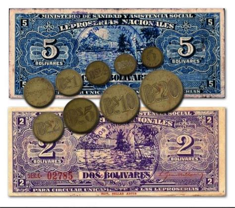 Historia Numismática Colombia Lazaretos Monedas Y Billetes Usados
