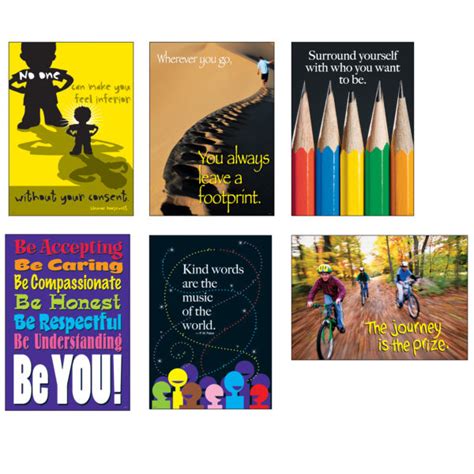 Think Positively Argus Posters Combo Pack Pack Of 6 Sharper