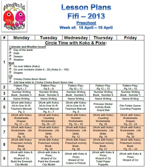 Daily Planner Grade R At Frank Keith Blog
