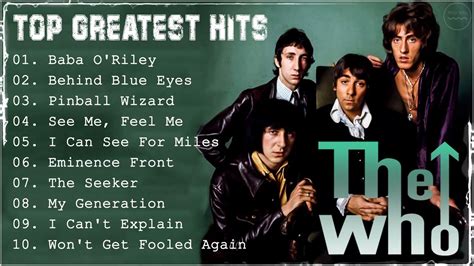 The Who Greatest Hits Full Album The Who Full Album Playlist Youtube