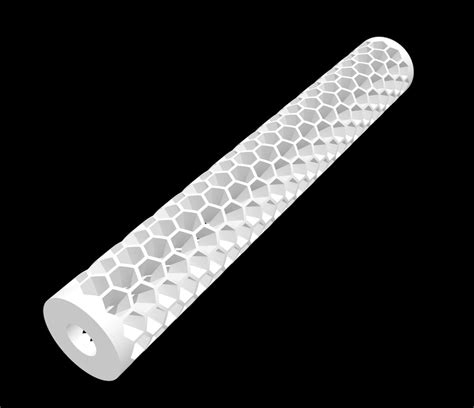 Honeycomb Pen Blank Mold Cylindrical Stl File Digital Download 3d