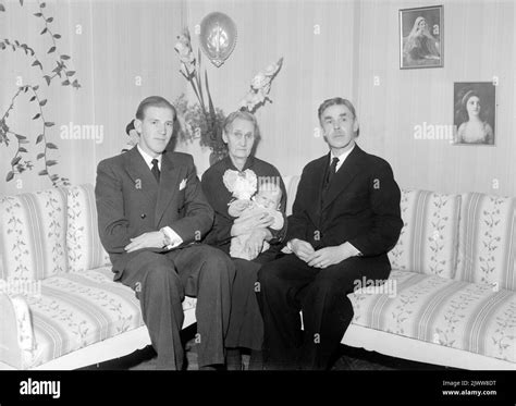 School Teacher Edqvist Photo In November 1946 Skollärare Edqvist