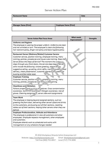 Restaurant Action Plan Template Web 11 Restaurant Action Plan Examples