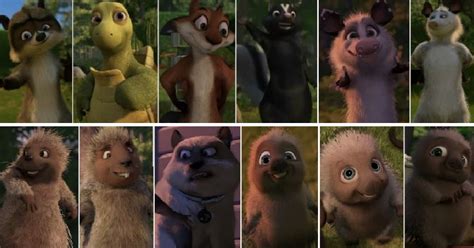 College Of Over The Hedge Characters By Looneytunesfanlhl On Deviantart