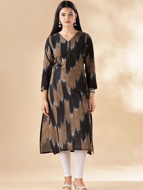 Buy Girly Colours Women V Neck Cotton Kurta Kurtas For Women 32790809 Myntra