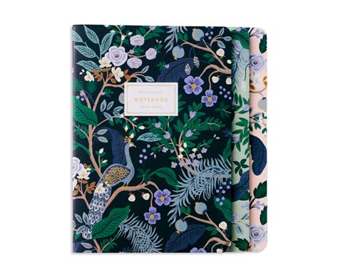 Stitched Notebook Set Peacock Mfa Boston Shop Ts From The