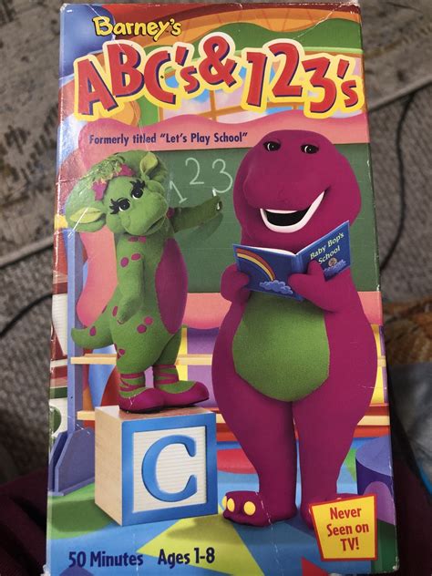 Barneys Abcs And 123s Vhs Video Tape Grelly Usa