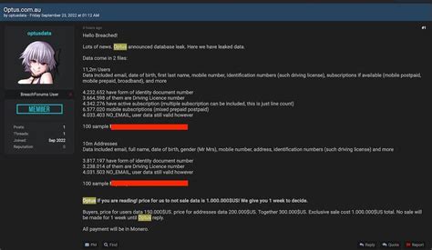 Australian Internet Provider Optus Exposed Customer Data Via Api
