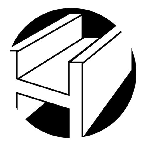 Premium Vector Steel Metallurgical Beam Profile Symbol Vector Icon