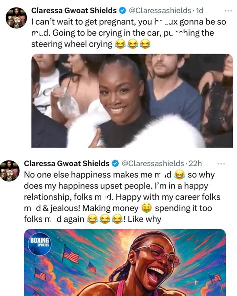Etta Etta Claressa Shields Is Back At It Again Letting Facebook