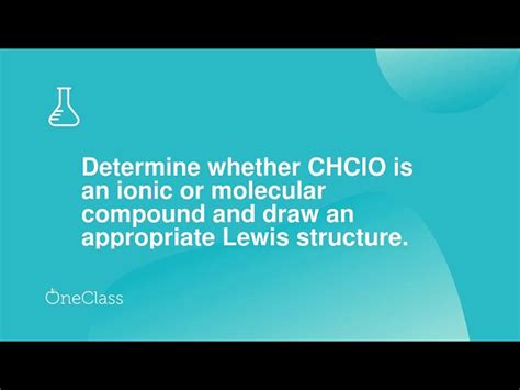 Chclo Lewis Structure