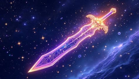 Free Celestial Sword Glows Image Sword Celestial Cosmic Download