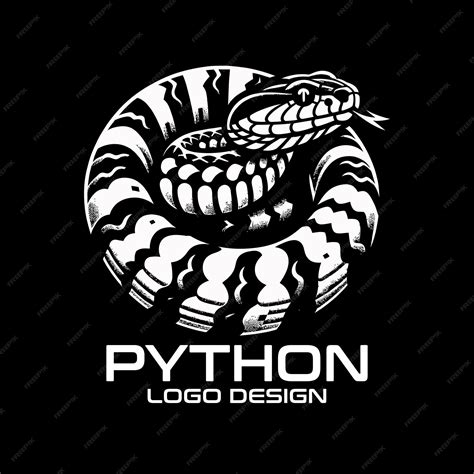 Python Vector Logo Design Premium Ai Generated Vector