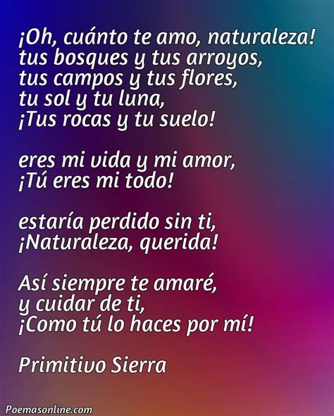 Cinco Mejores Poemas Para La Naturaleza Con Rima Poemas Online