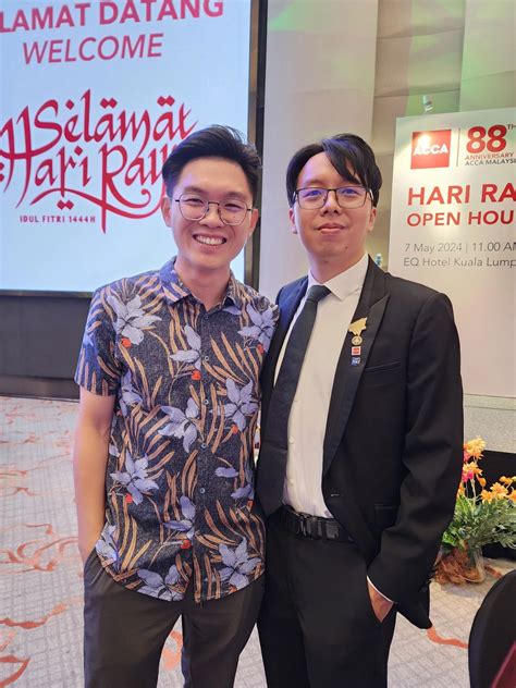 Acca Hari Raya Open House Reconnecting With Fellow Acca Friends Attended With Fellow Partner