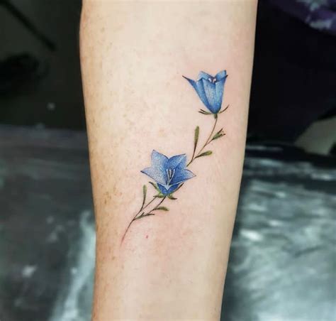 Watercolour Bluebell Tattoos
