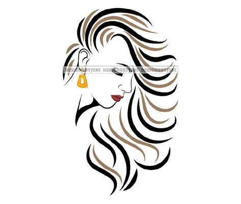 Female Hair Vector Png