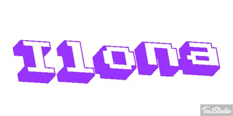 Ilona Name Animated  Logo Designs