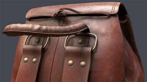 Artstation Backpack 3d Asset Game Assets