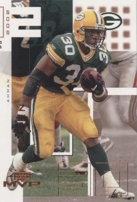 2002 Upper Deck Mvp Ahman Green 87 For Sale Online Ebay