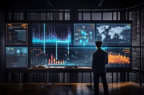 Data Visualization Technology For Analyzing Information With Machine Learning Premium Ai