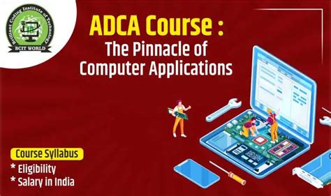 Adca Course The Pinnacle Of Computer Applications