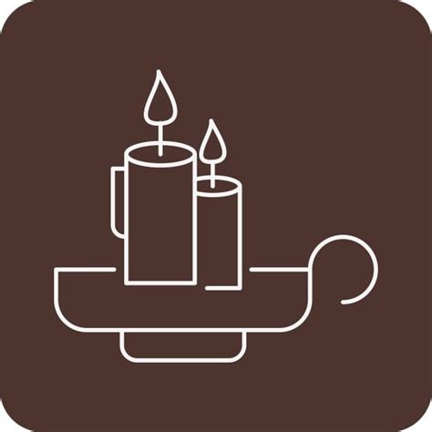 Gambar Ikon Lilin Vektor Lilin Api Cahaya Png Dan Vektor Dengan Background Transparan Untuk