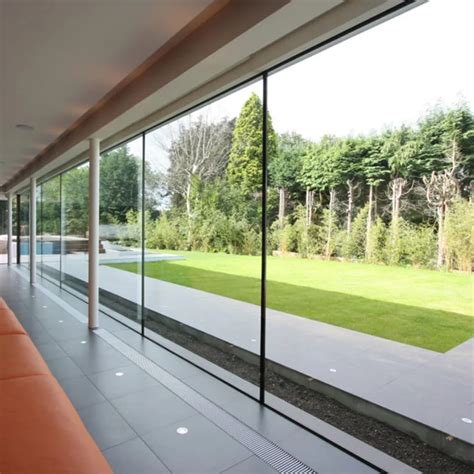 Sgp Laminated Tempered Large Glass Wall Panel For Villa