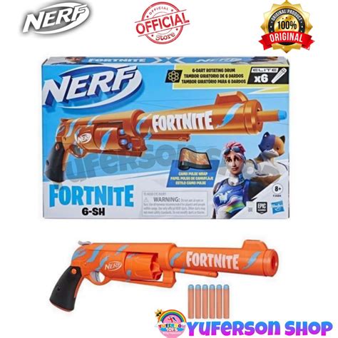 Jual Nerf Fortnite 6 Sh 6 Sh 6sh Dart Blaster Original Nrrf2684 Shopee Indonesia