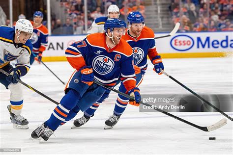 Connor Mcdavid Of The Edmonton Oilers In Action During The Game News
