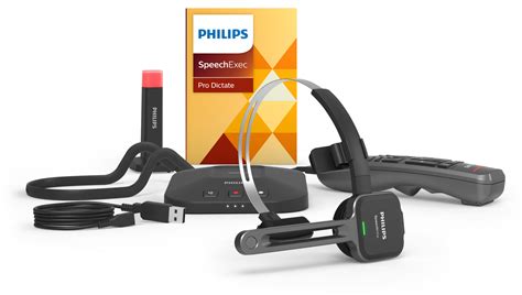 Philips Speechone Wireless Dictation Headset Docking Station Status Light Remote Control And