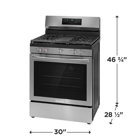 30 Gas Range With No Preheat Air Fry Stainless Steel Gcrg3060bf