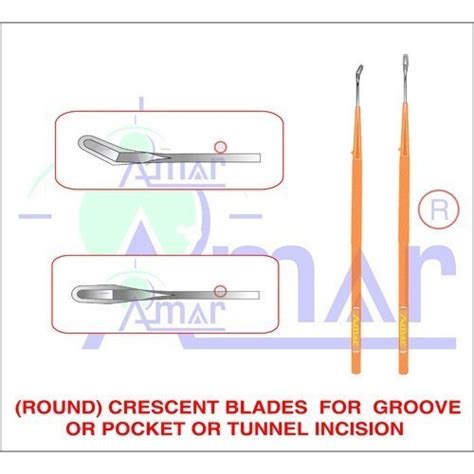 Crescent Blades Round Wire Ophthalmic Crescent Blades Manufacturer From Ahmedabad